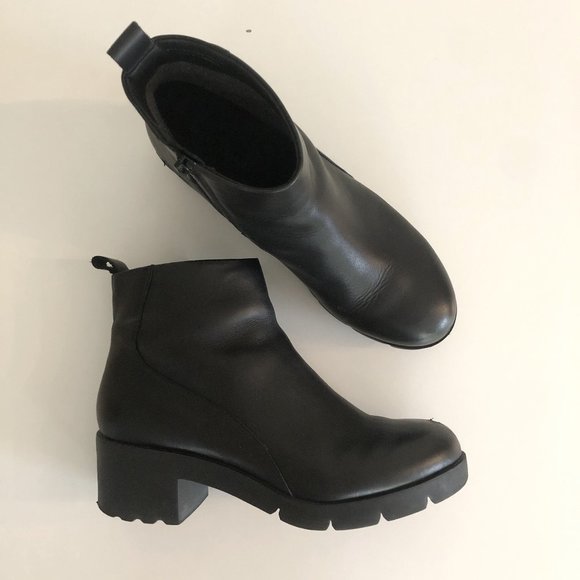 Camper | Shoes | Camper Wanda Weatherproof Leather Lug Sole Combat Boot ...